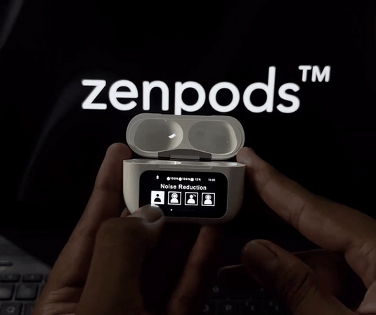 Zen Screen 2 with 1.41" Full HD Touch Screen + 100% ANC + GPS Tracking – Zenpods